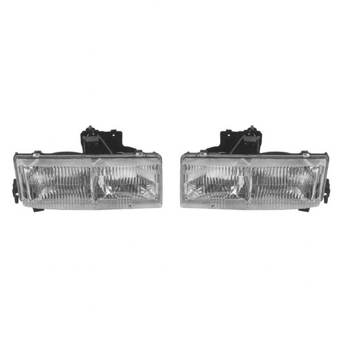 For Chevy Express 1500/2500/3500 1999-2002 Headlight Pair Composite ...