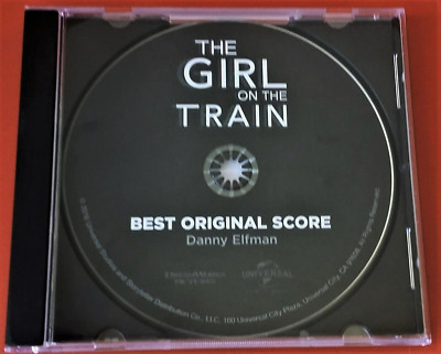 GIRL ON THE TRAIN FYC Soundtrack Danny Elfman Score CD Promo | eBay