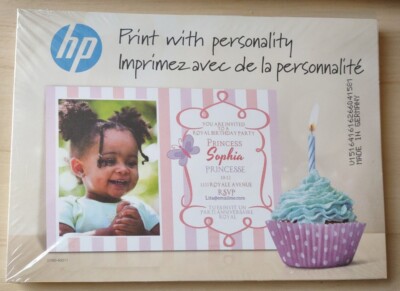 HP Print With Personality One Pack includes (10) 7”x 5” Photo & (10 ...