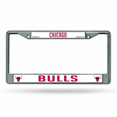 Chicago Bulls Chrome License Plate Frame Tag Cover Car/Auto FC | eBay