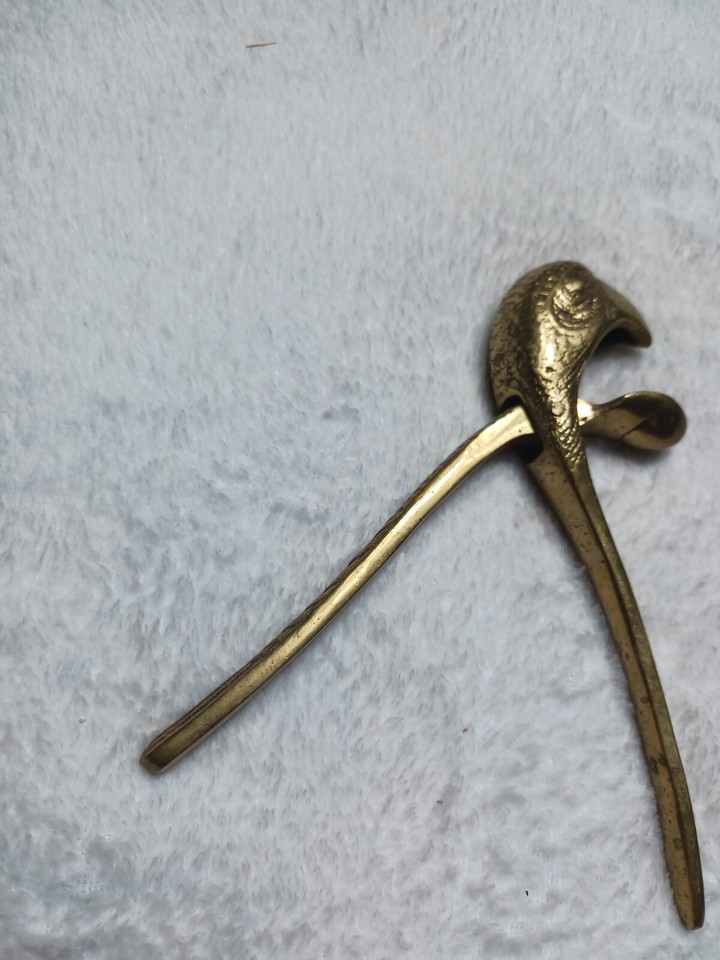Vintage Solid Brass Parrot Head Nutcracker Nut Cracker Bird | eBay