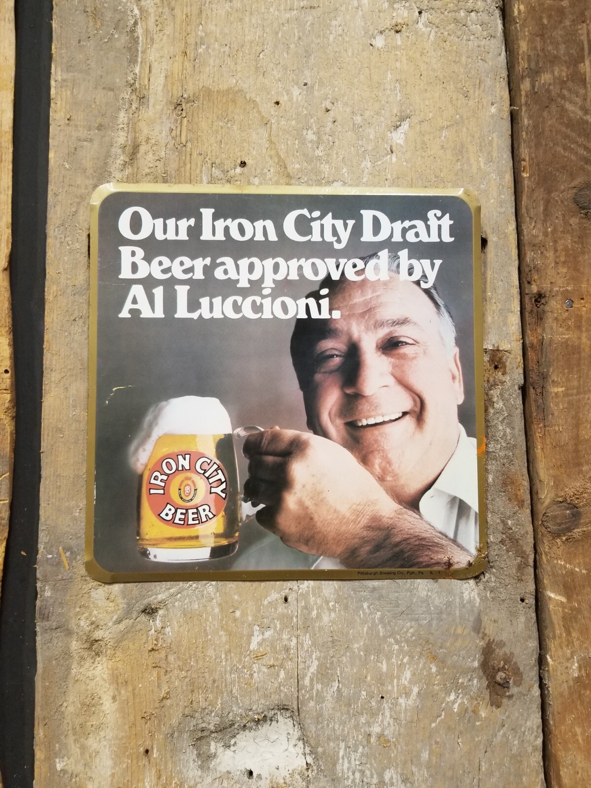 Iron City Beer Sign Al Luccioni 1970s Inv#623 | eBay