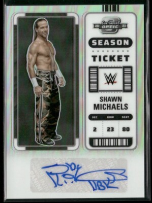 Shawn Michaels 2023 Chronicles Contenders Optic WWE Autograph Silver ...