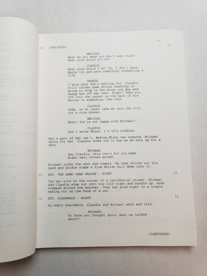 NO LOOKING BACK / Edward Burns 1997 Screenplay, LAUREN HOLLY & JON BON ...