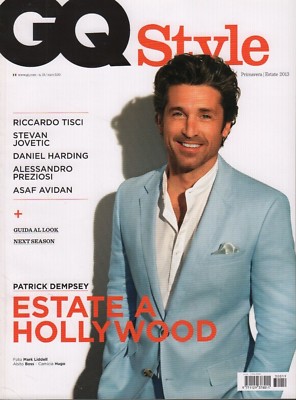 GQ Style Italian Spring Summer 2013 Patrick Dempsey Asaf Avidan ...