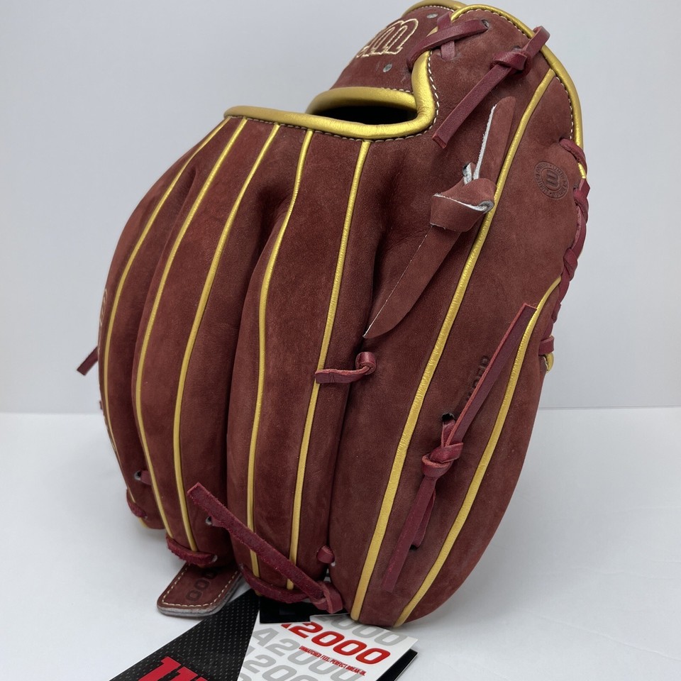 Wilson A2000 Red & Gold Suede 1975, 11.75” GOTM Baseball Glove, RHT | eBay