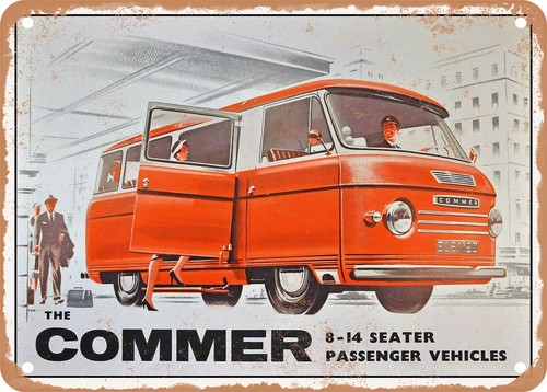 METAL SIGN - 1956 Commer 8 14 Seater Passenger Vehicles Vintage Ad | eBay