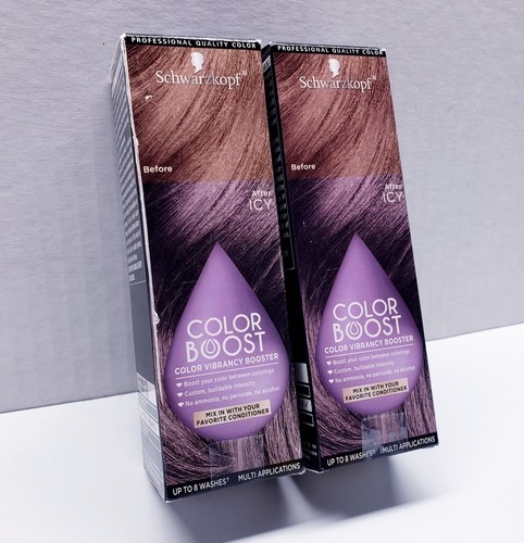 Schwarzkopf ICY Color Boost Vibrancy Booster Up To 8 Washes (2 pack) | eBay