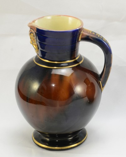 Antique Wedgwood Brown Majolica Doric Jug Mask 19th Century | eBay