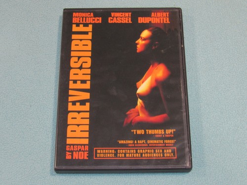 IRREVERSIBLE (DVD, 2002) ***Rare, OOP!*** Gaspar Noe, Monica Bellucci ...