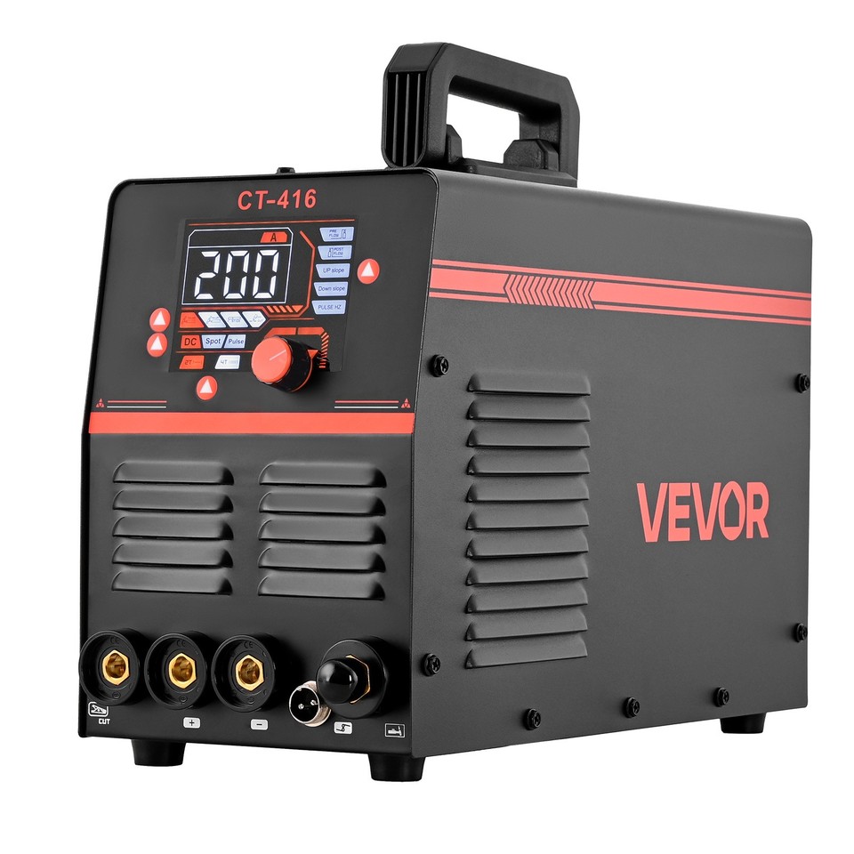 VEVOR 3-in-1 Plasma Cutter Welder Combo CUT/TIG/MMA Digital Display 110 ...
