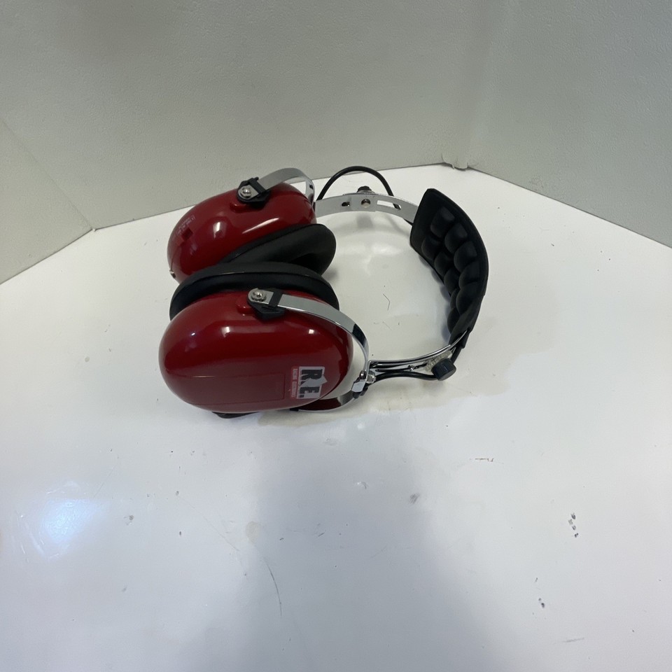 Lot Of 2 R.E. Racing Electronic RE Headphones Headset - NASCAR AM FM ...