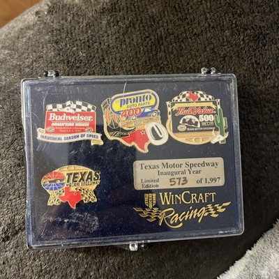 Wincraft Racing Texas Speedway Inaugural Race Pin Set 1997 Limited ...