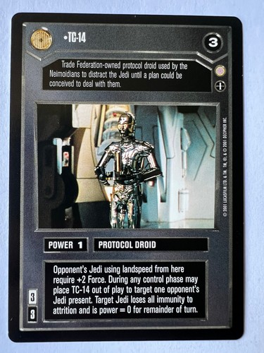 TC-14 Star Wars CCG Coruscant Limited Rare SWCCG LP/NM | eBay