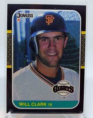 1987 Donruss Will Clark Rookie Card | eBay