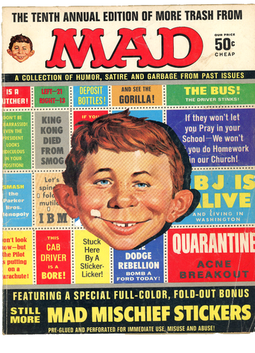 Mad Magazine 1967 10th Annual Edition More Trash From Signs Of The ...
