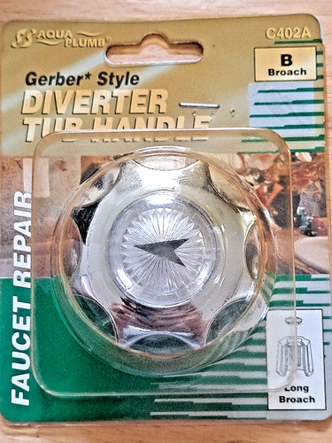 Aqua Plumb C402A Long Broach Tub Diverter Handle for Gerber FREE ...