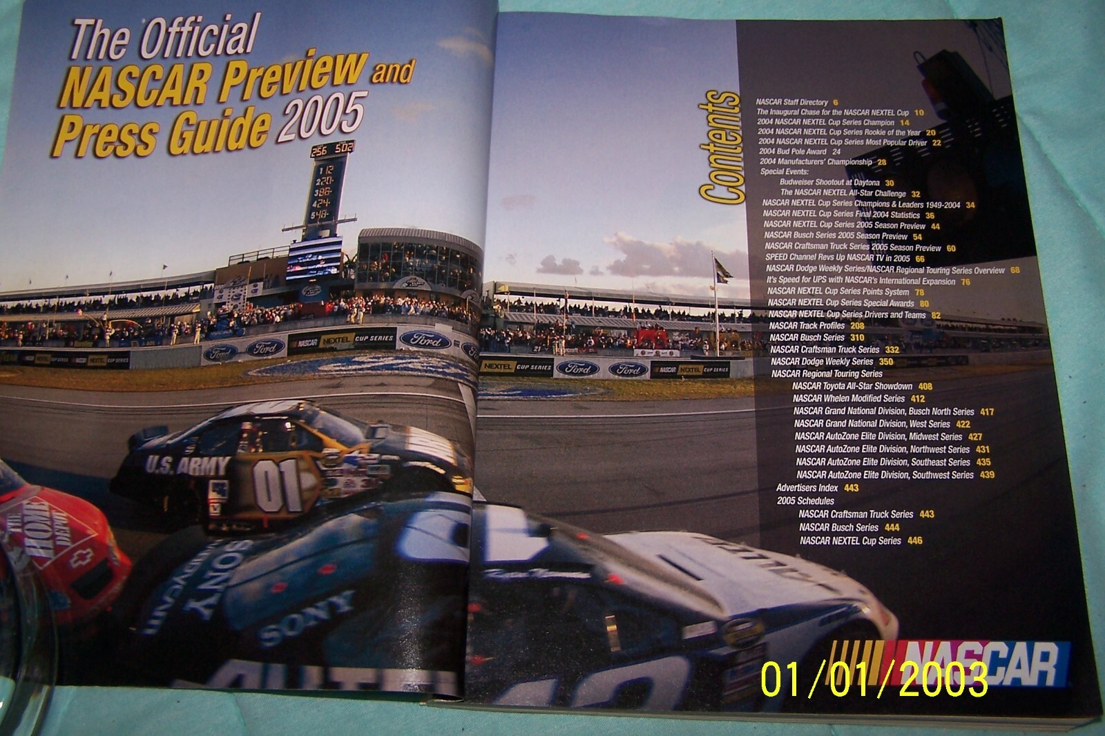 THE OFFICIAL NASCAR PREVIEW AND PRESS GUIDE - 2005 - excellent ...