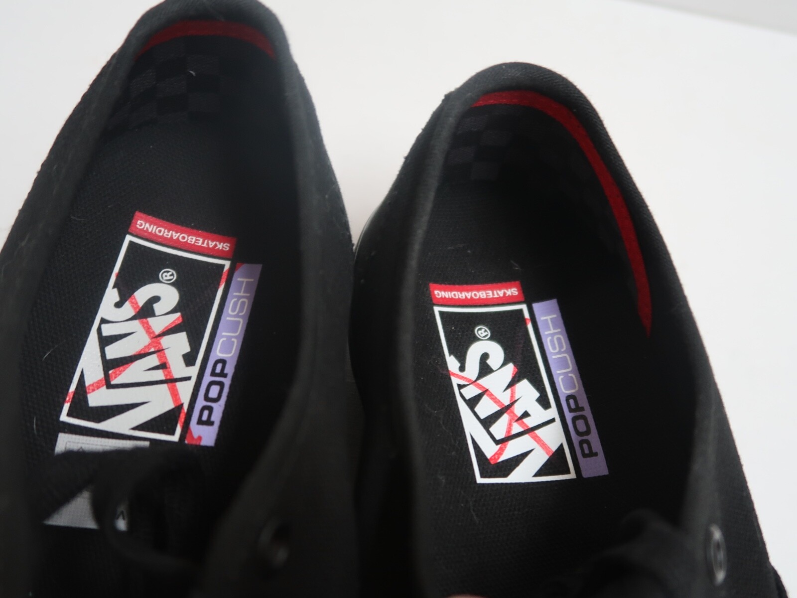 Vans Skate Authentic Pro PopCush Shoes Black/Black M-7.0 W-8.5 NWOB | eBay