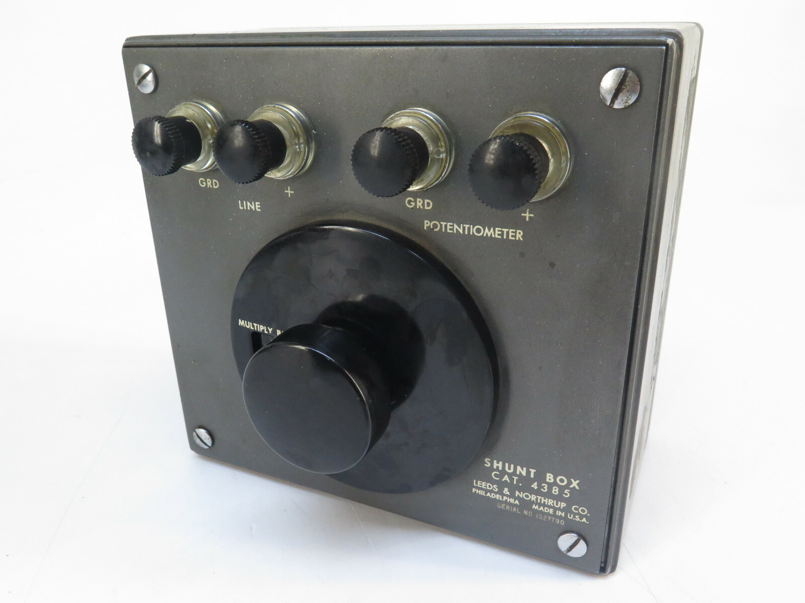 Leeds & Northup 4385, Multi-Range Shunt Box calibration of DC Ammeter ...