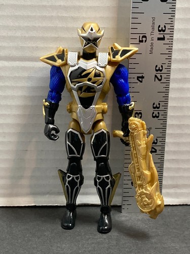 Gold Ranger Power Rangers Super Ninja Steel 6" Figure 2018 with Blaster ...