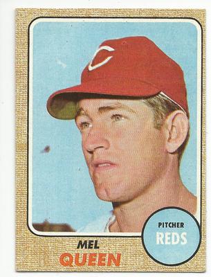 MEL QUEEN 1968 Topps Baseball card #283 Cincinnati Reds VG+/EX | eBay