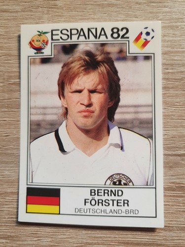 Panini World Cup Story 148 Bernd Förster Deutschland Germany WM 1982 ...