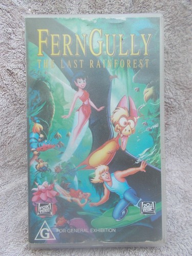 FERN GULLY THE LAST RAINFOREST(FOX No 5594 83459) VHS TAPE G(LIKE NEW ...