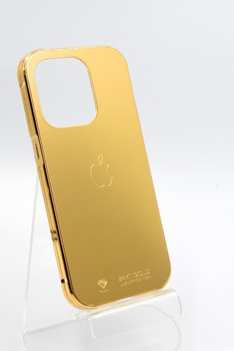 24K GOLD iPhone 13 Pro LUXURY EDITION WITH APPLE LOGO CUSTOM VIP TOUCH ...