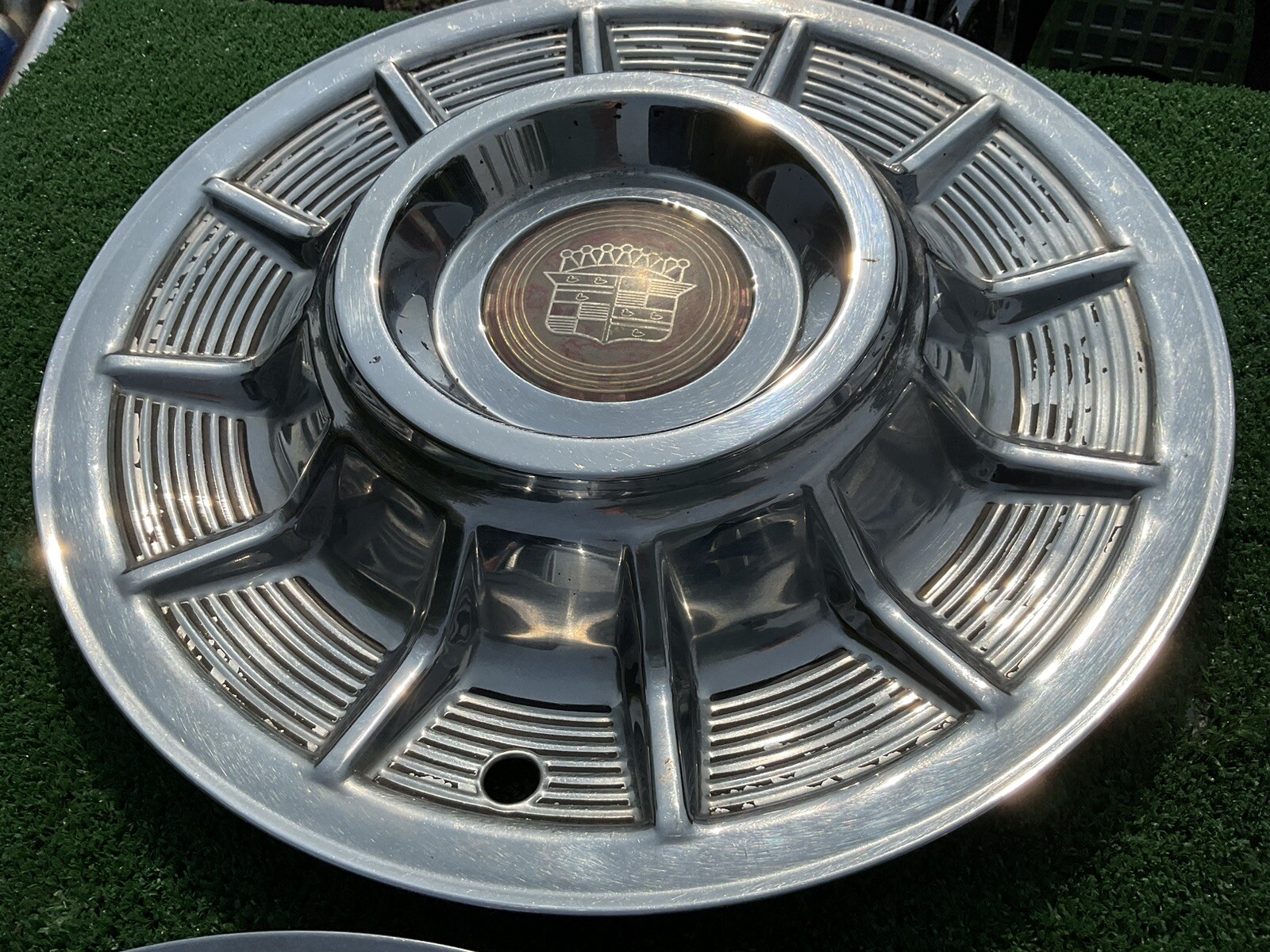 1957 Cadillac hubcaps Nice | eBay
