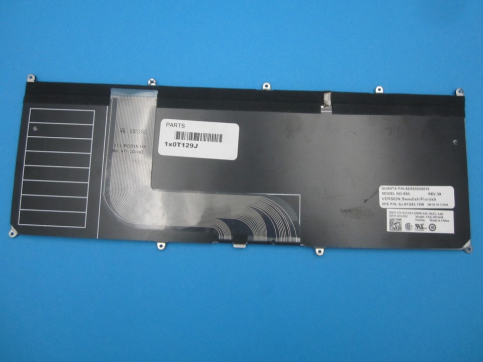 Keyboard Swe / Finn Dell Adamo 13 0T129J NSK-DH10W Backlit Black | eBay