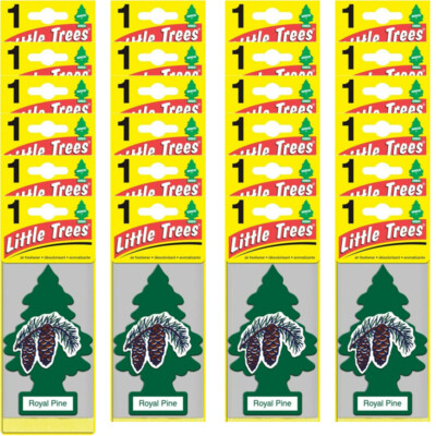 24 Pcs Little Trees Royal Pine Scent Car & Home Hanging Air Fresheners ...
