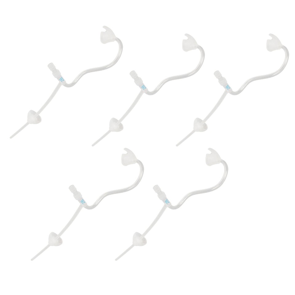 (Left Ear 2BL)5x BTE Sound Aid Replacement Slim Tubes 2B Size Sound ECA ...