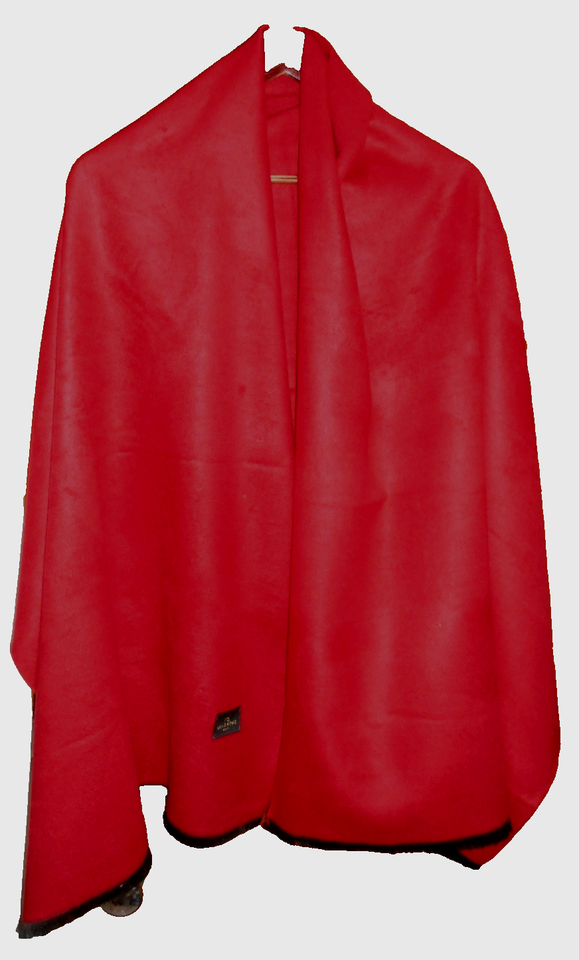 Lamarthe Paris Women's Red Cashmere/Silk Large Scarf Shawl | eBay UK
