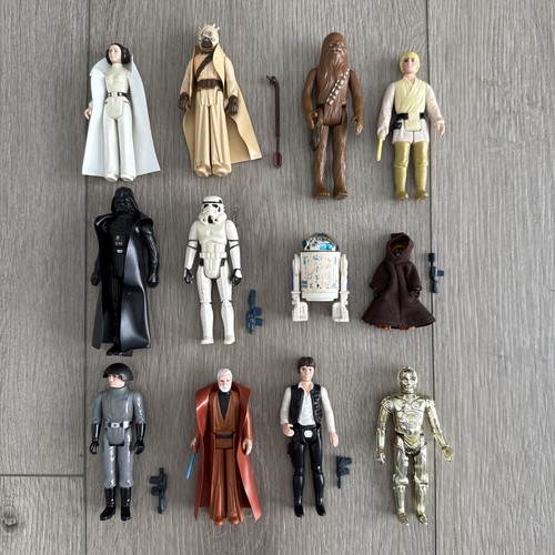 Star Wars 1977 First 12 (All 12 Lot) Original Kenner Vintage Action ...