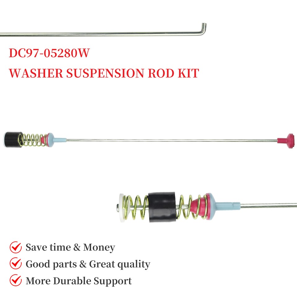 DC97-05280W DC97-16350U Washer Suspension Rod / Damper Kit Replace For ...