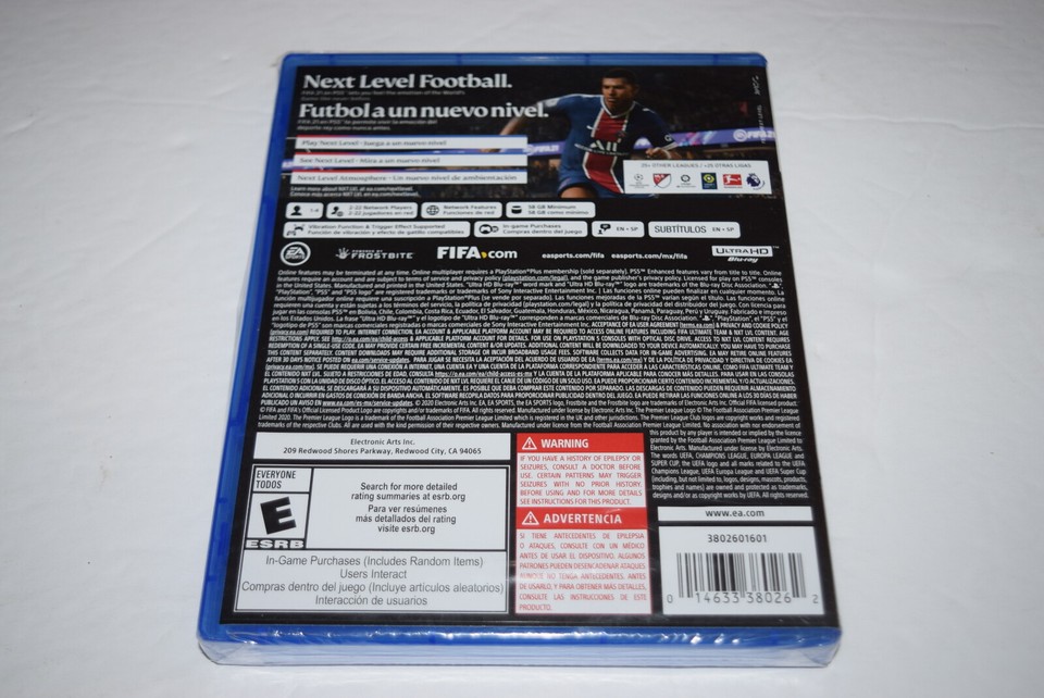 FIFA 21 Next Level Edition Playstation 5 PS5 Video Game New Sealed ...