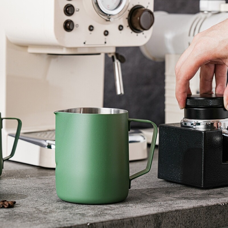 Coffee Latte Frothing Pitcher Mug Stainless Steel Foam 350/600ml ...