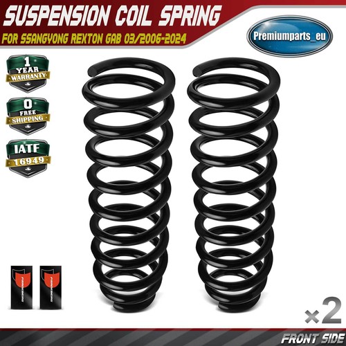 2x Coil Springs Front Suspension for Ssangyong Rexton GAB 03/2006-2024 ...