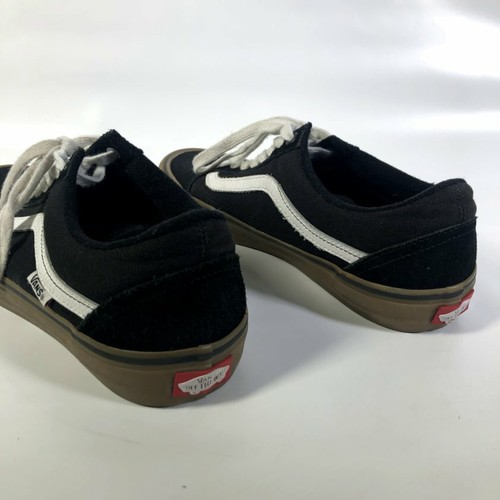 VANS Black Suede White Canvas Skateboard Pro # 508357 Shoes Sneakers ...