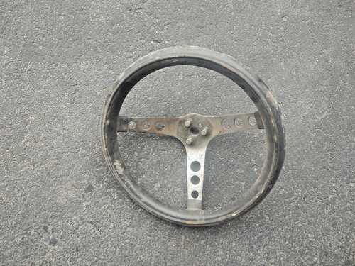 VINTAGE HOT ROD RAT ROD GASSER STEERING WHEEL | eBay