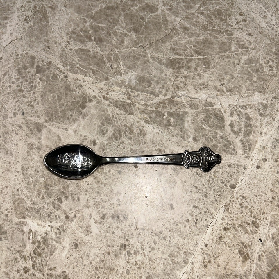 Lucerne Rolex Bucherer Watches B 100 12 Vintage Souvenir Spoon ...
