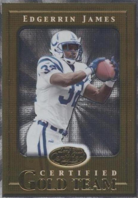 2000 Leaf Certified - Gold Team Edgerrin James #CGT 31 for sale online ...
