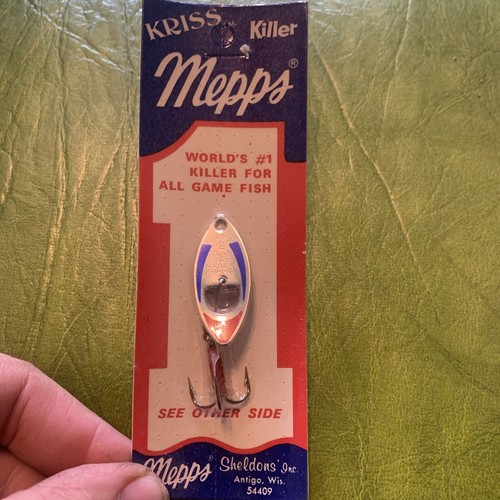 Rare Mepps Kriss Killer #2 Vintage Fishing Lure Spinner Spoon France ...