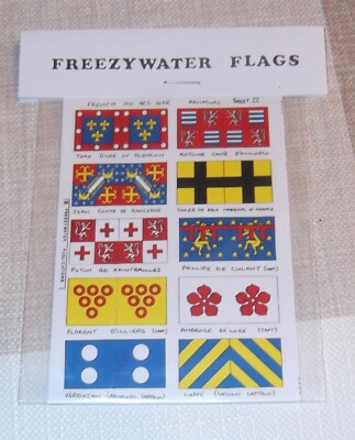 Late 100 Years War French 2 Freezywater Flagsheet | eBay UK