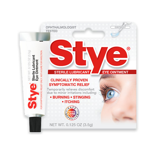 Stye Sterile Lubricant Eye Ointment Minor Irritation Relief 0.125 oz ...