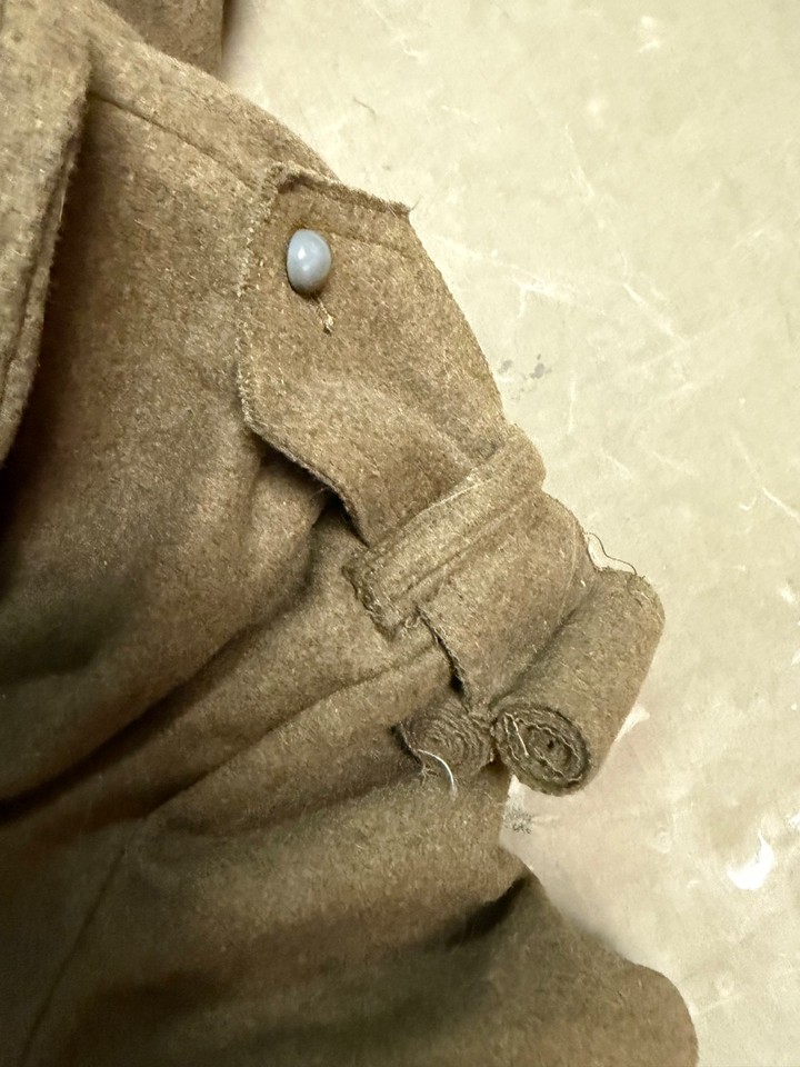 WWII FRENCH M1935 INFANTRY COMBAT FIELD WOOL OVERCOAT GREATCOAT-2XLARGE ...