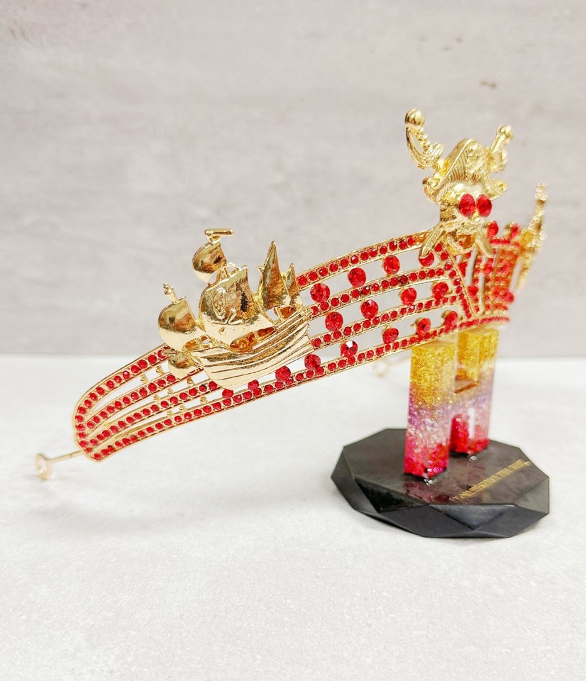 Pirate Queen Tiara, Gold Tiara, Costume Headpiece, Halloween Crown ...