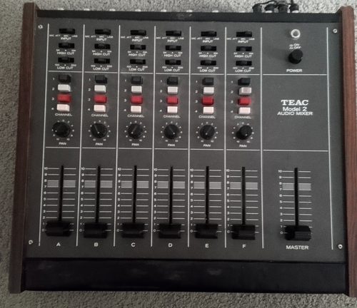 vintage Teac Model 2 Analog Mixer Japan, MIJ | eBay