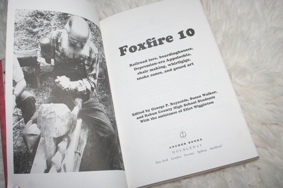 2 Foxfire paperback books Foxfire 3 animal cure & Foxfire 10 railroad ...